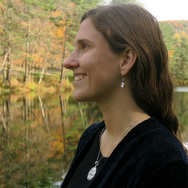 Antik Earrings, Mother of Pearl - Sterling Silver, Indonesia - Women's ...